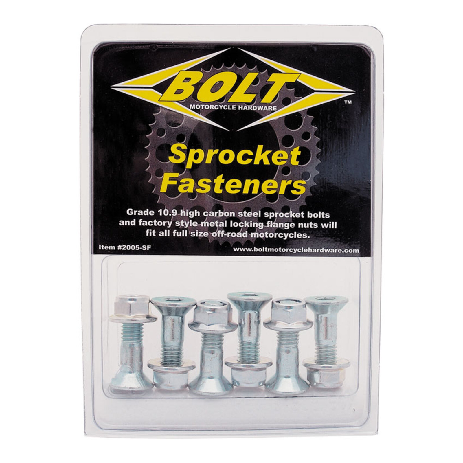 BOLT HUB-SAVERS SPROCKET BOLTS/NUTS -CRF Style — Bike Torque