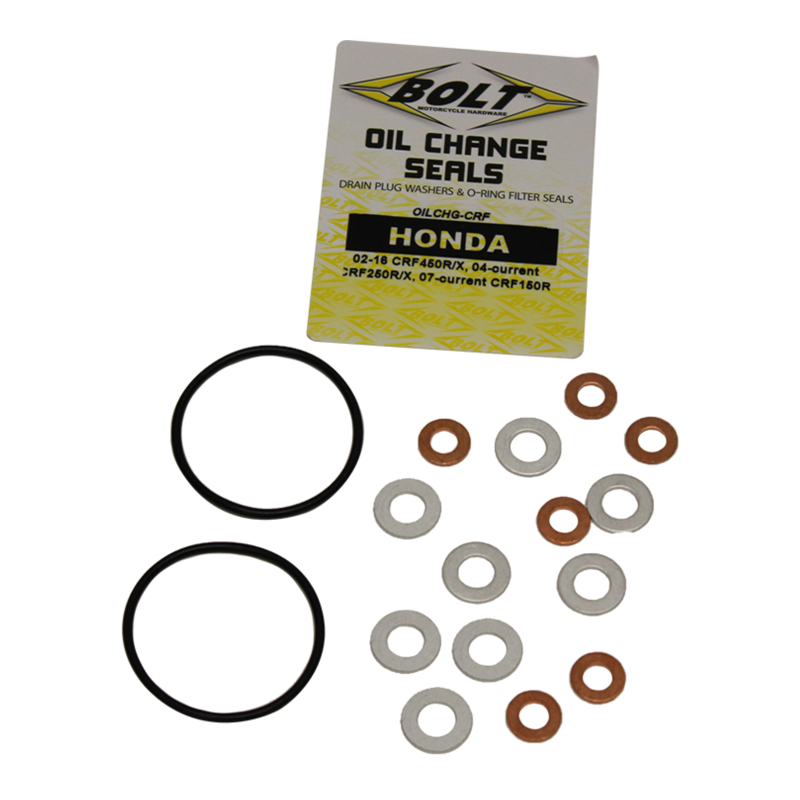 BOLT OIL CHANGE KIT HON CRF - O-Rings/Crush washers — Bike Torque
