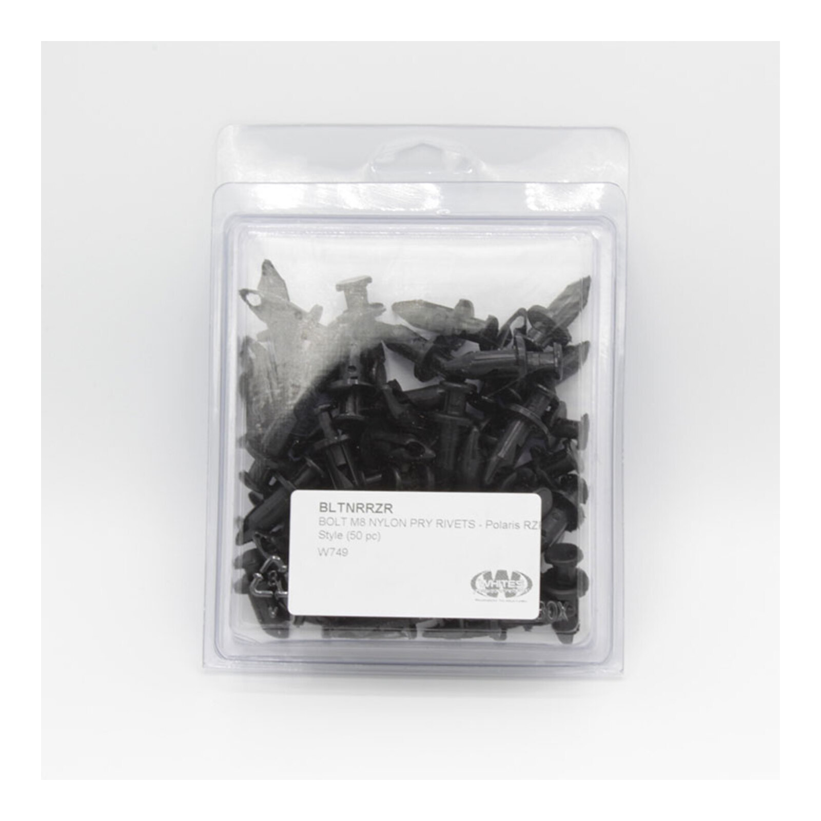 Bolt M8 Nylon Pry Rivets Polaris RZR Style (Pack of 50) – WhitesMoto