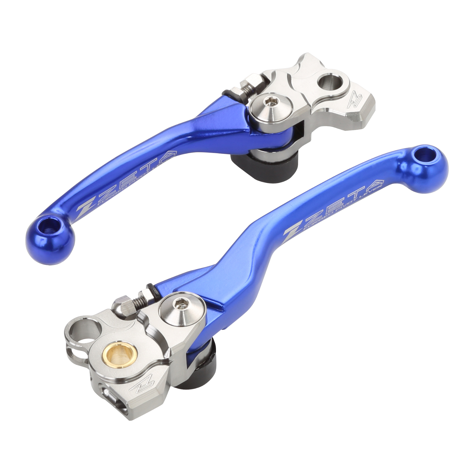 Zeta Pivot Lever Set FP - Kawasaki - Blue — Bike Torque