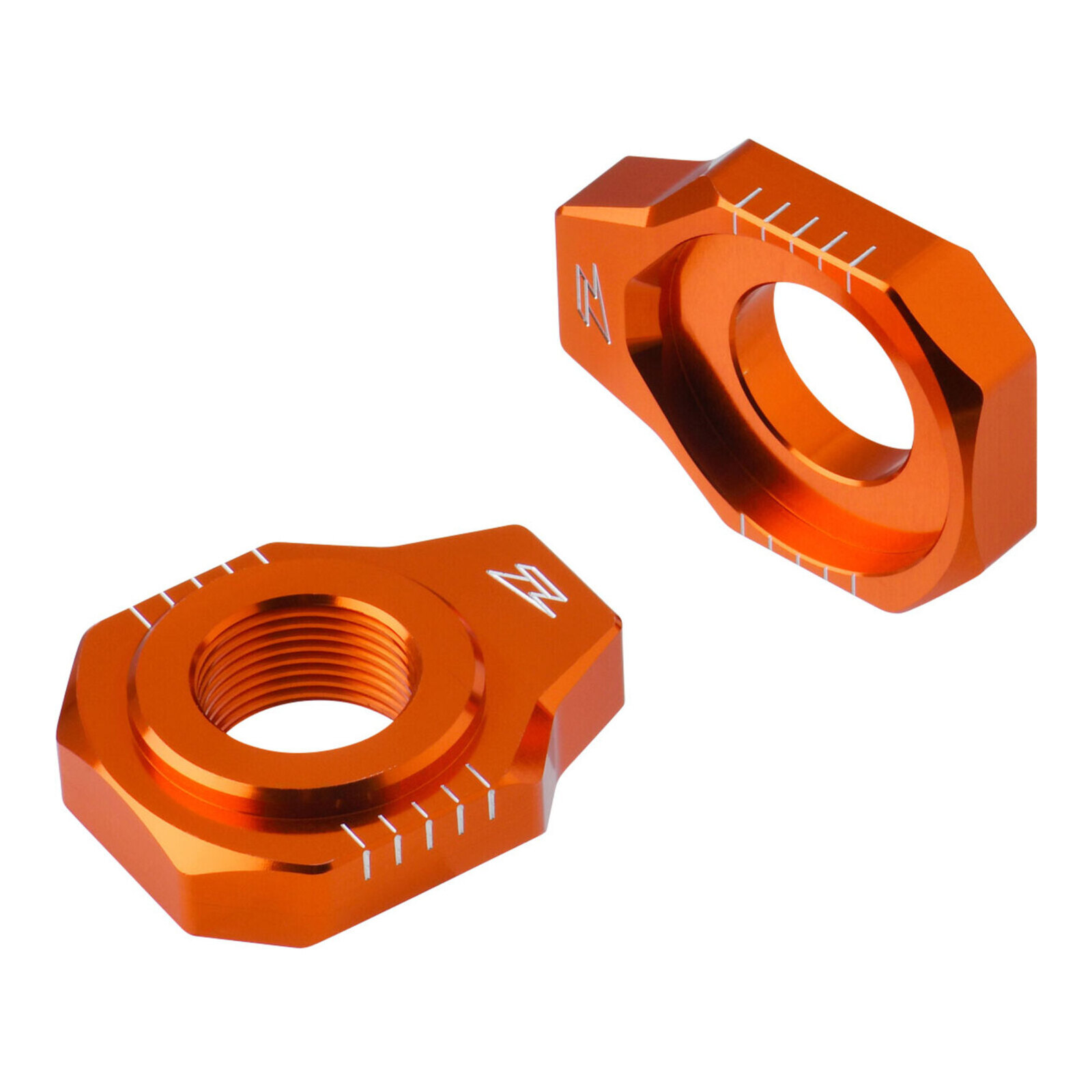 Zeta Rear Axle Block KTM SX/XS '23-,EXC/XC-W '24- Orange — Bike Torque