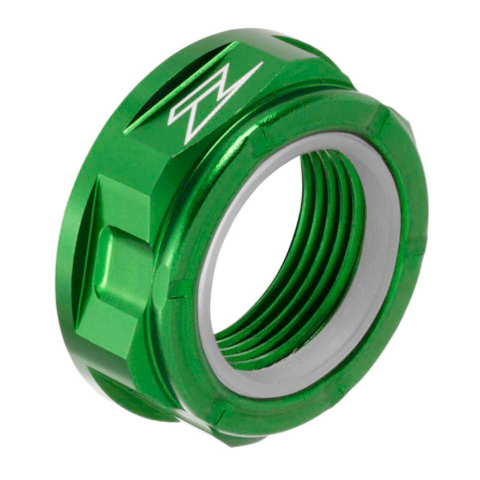 ZETA AXLE NUT M22X32-P1.5 H12L GREEN — Bike Torque