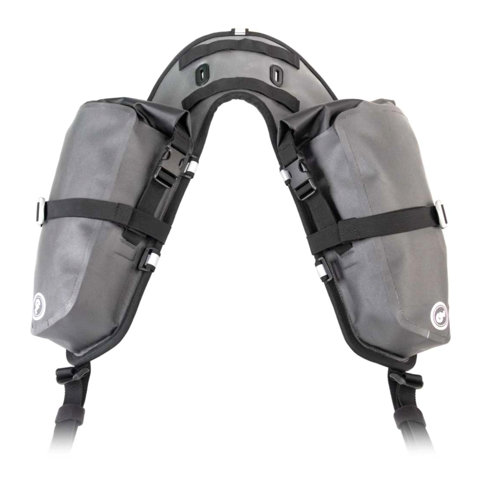 Giant Loop MoJavi Saddlebag - Grey — Bike Torque