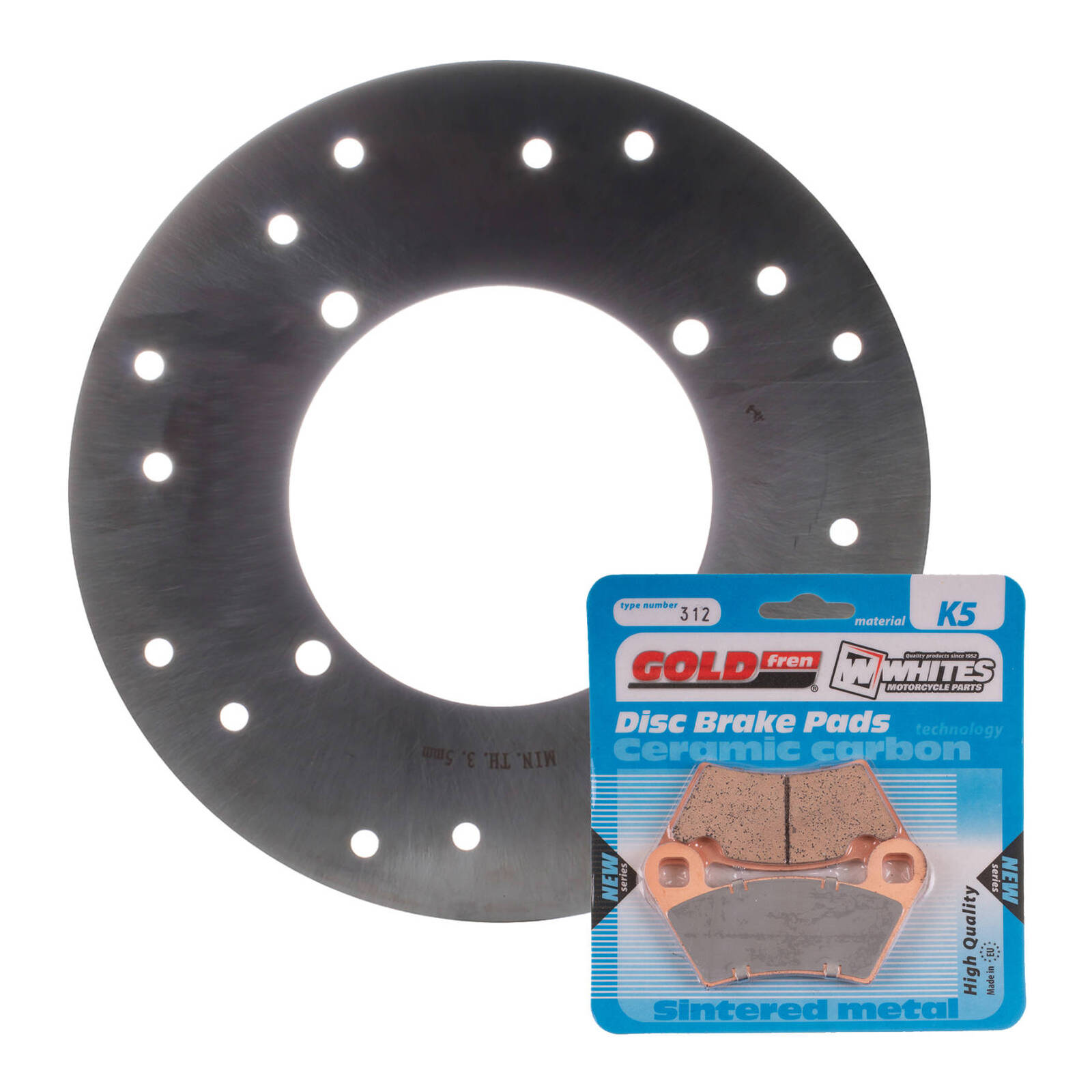 BRAKE DISC & PAD REAR KIT - POL ACE 570 HD 16-18 — Bike Torque