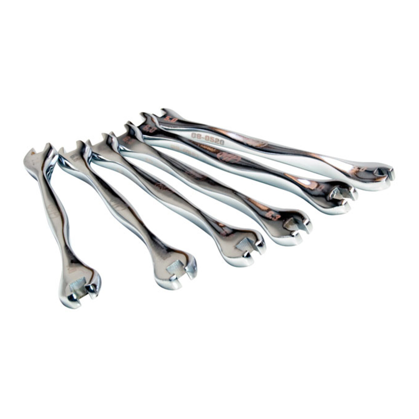 MOTION PRO ERGO SPOKE WRENCH SET 6pc 5/6/ 6.3/6.5/6.8/ 7.0mm — Bike Torque