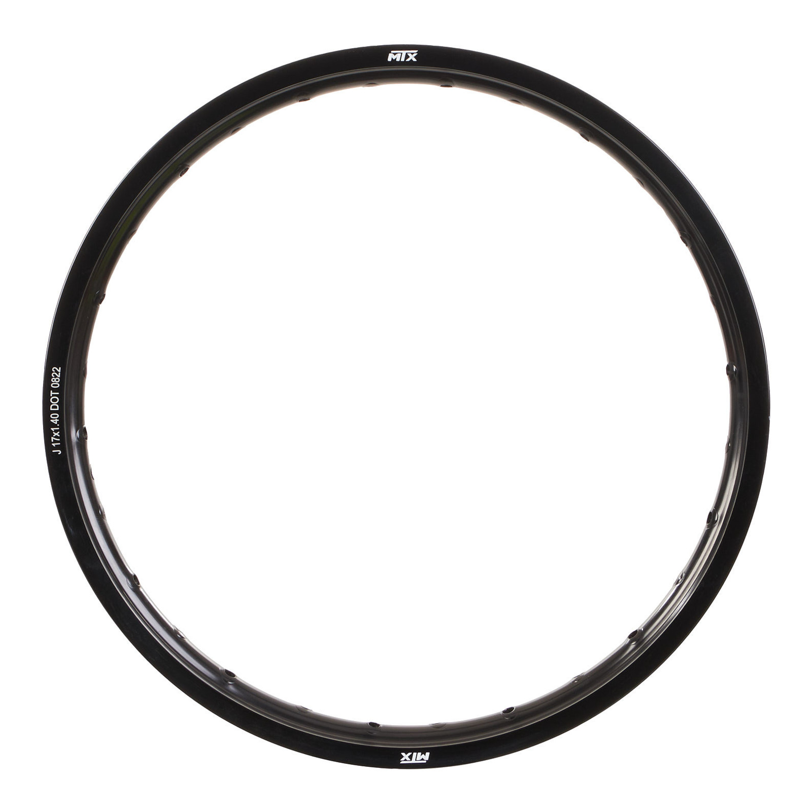 MTX Rim 7075 T6 Alloy - 17 x 1.40 28H Black — Bike Torque