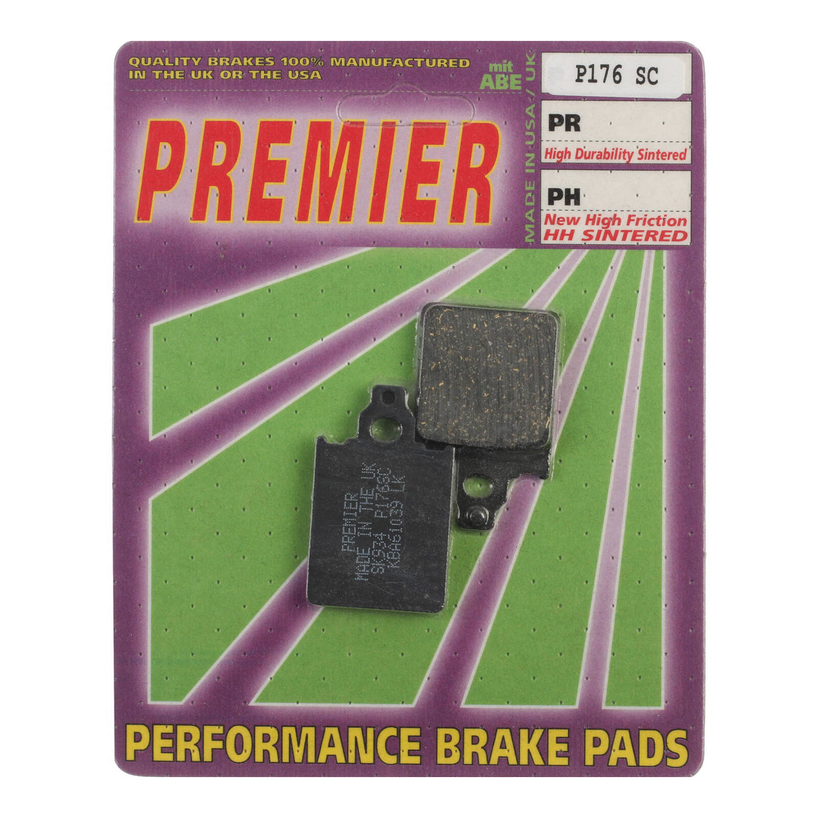 Premier Brake Pads - P Organic Standard — Bike Torque