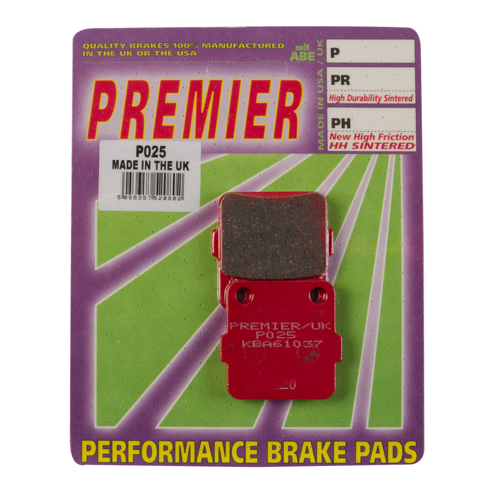 Premier Brake Pads - P Organic Standard — Bike Torque