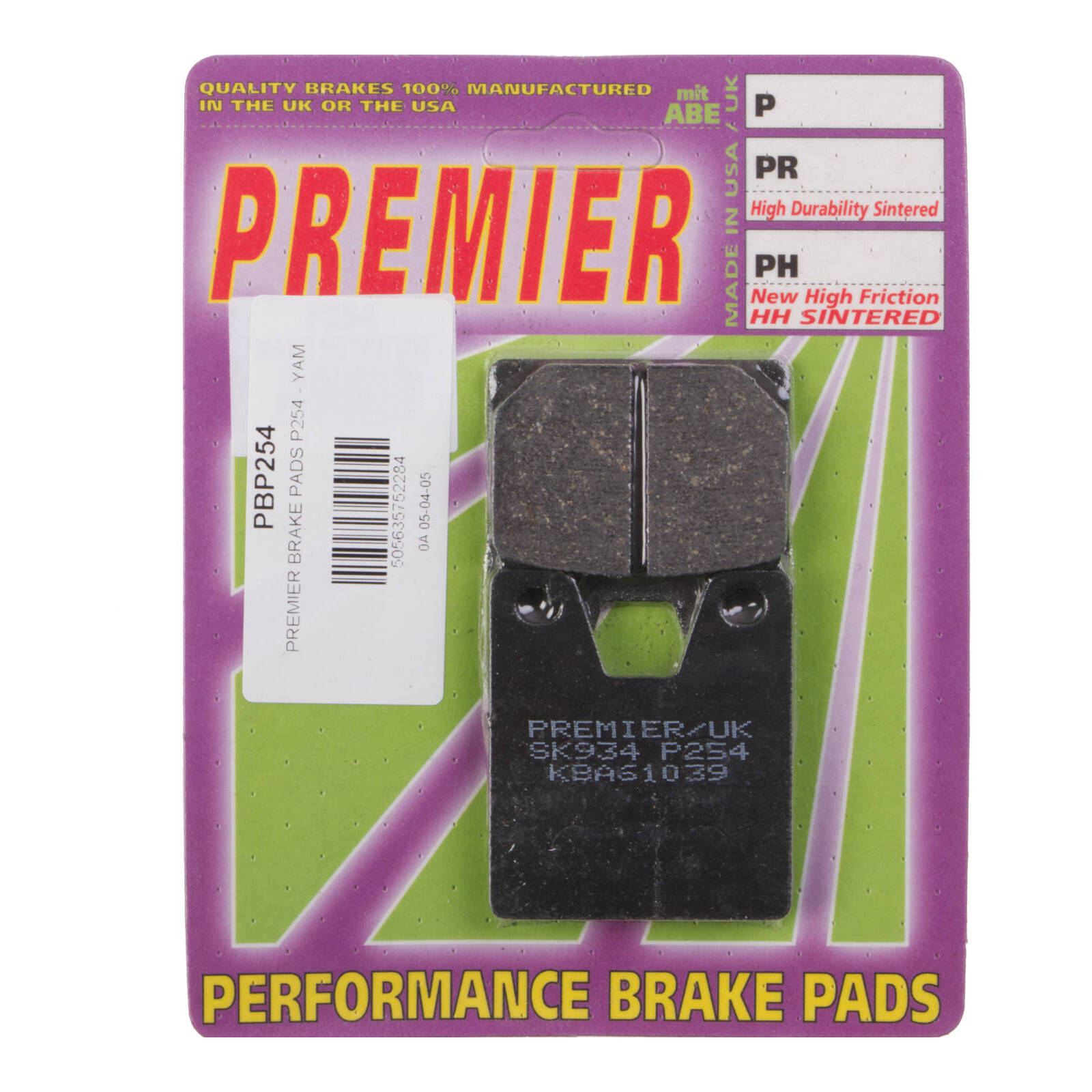 Premier Brake Pads - P Organic Standard — Bike Torque