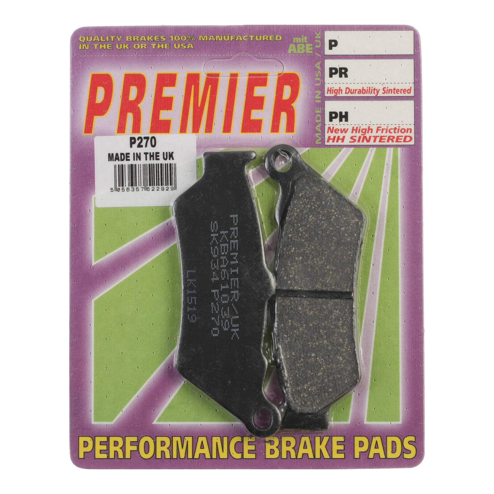 Premier Brake Pads - P Organic Standard — Bike Torque