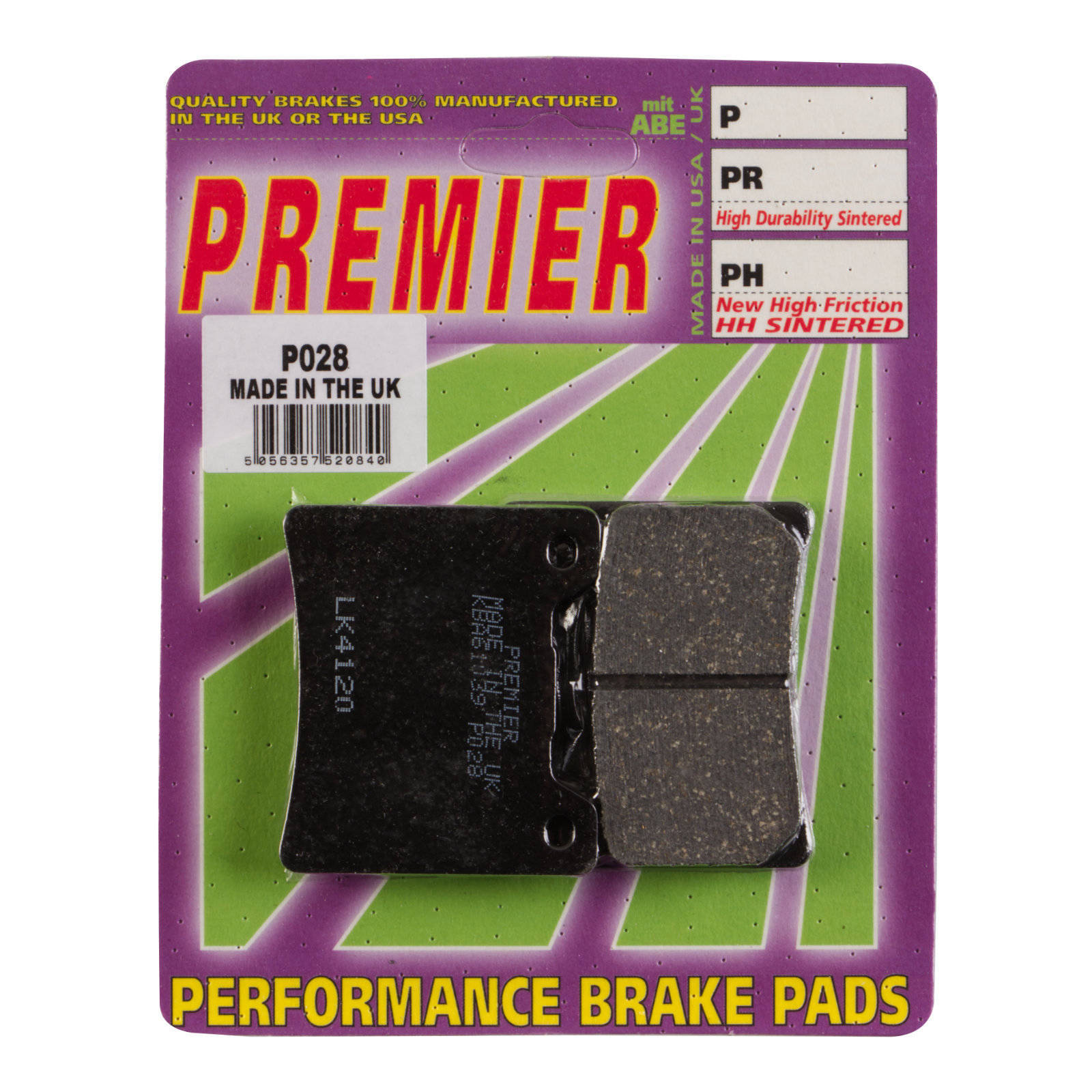 Premier Brake Pads - P Organic Standard — Bike Torque