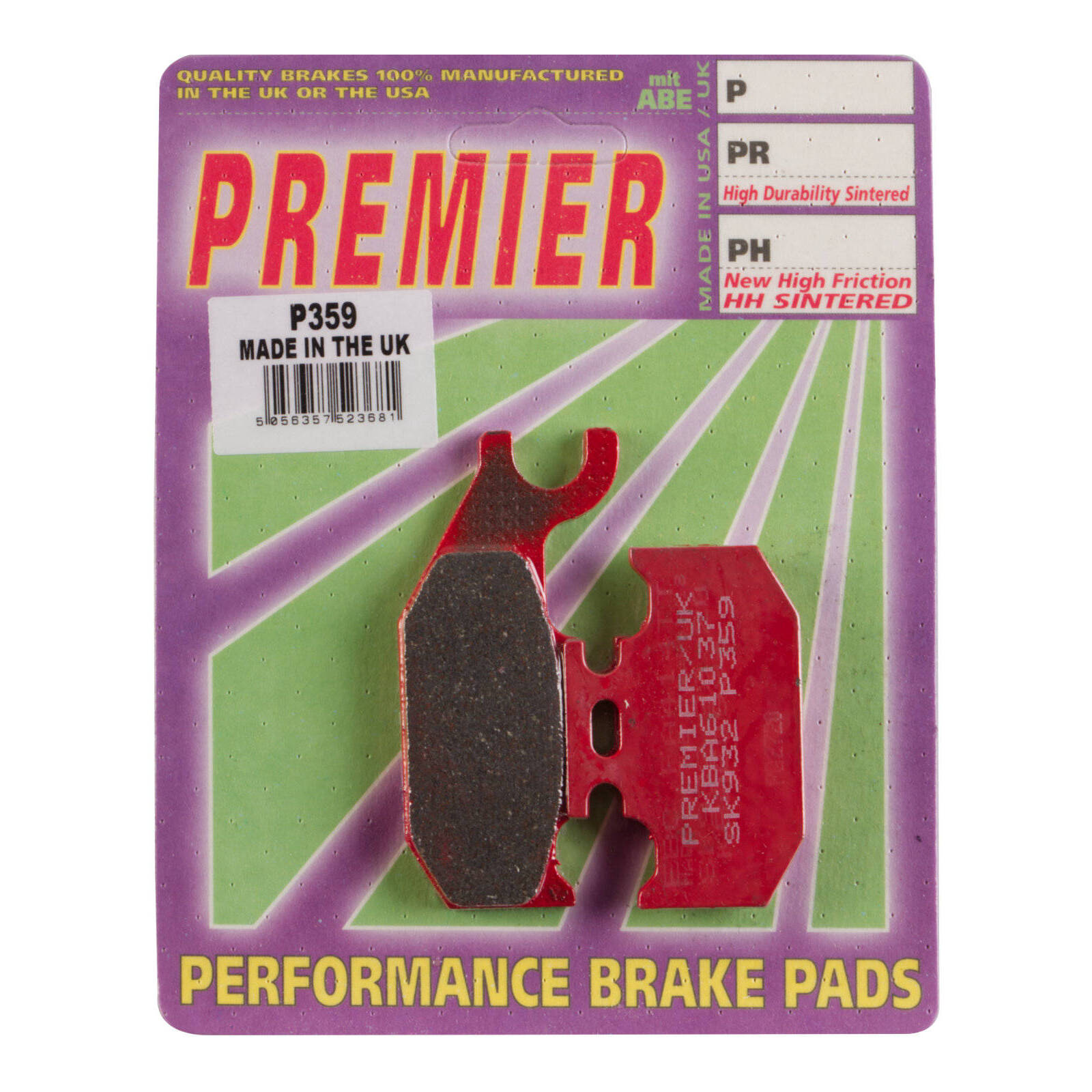 Premier Brake Pads - P Organic Standard — Bike Torque