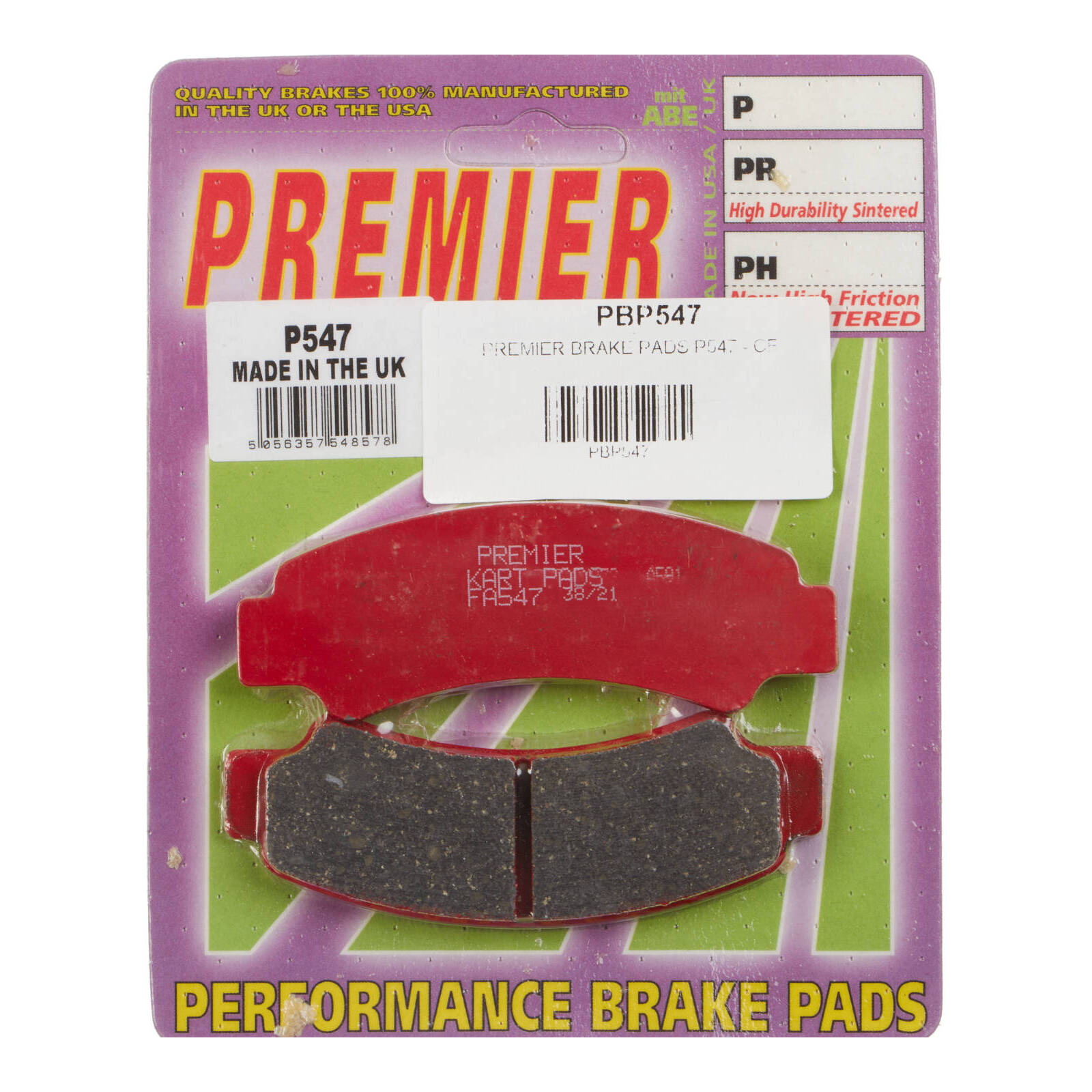 Premier Brake Pads - P Organic Standard — Bike Torque