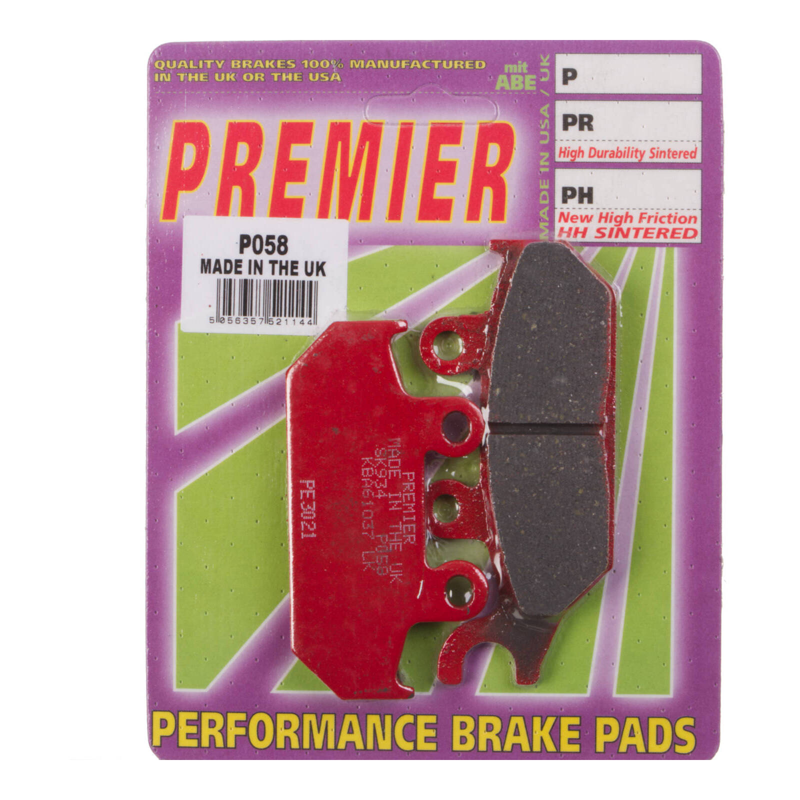 Premier Brake Pads - P Organic Standard — Bike Torque