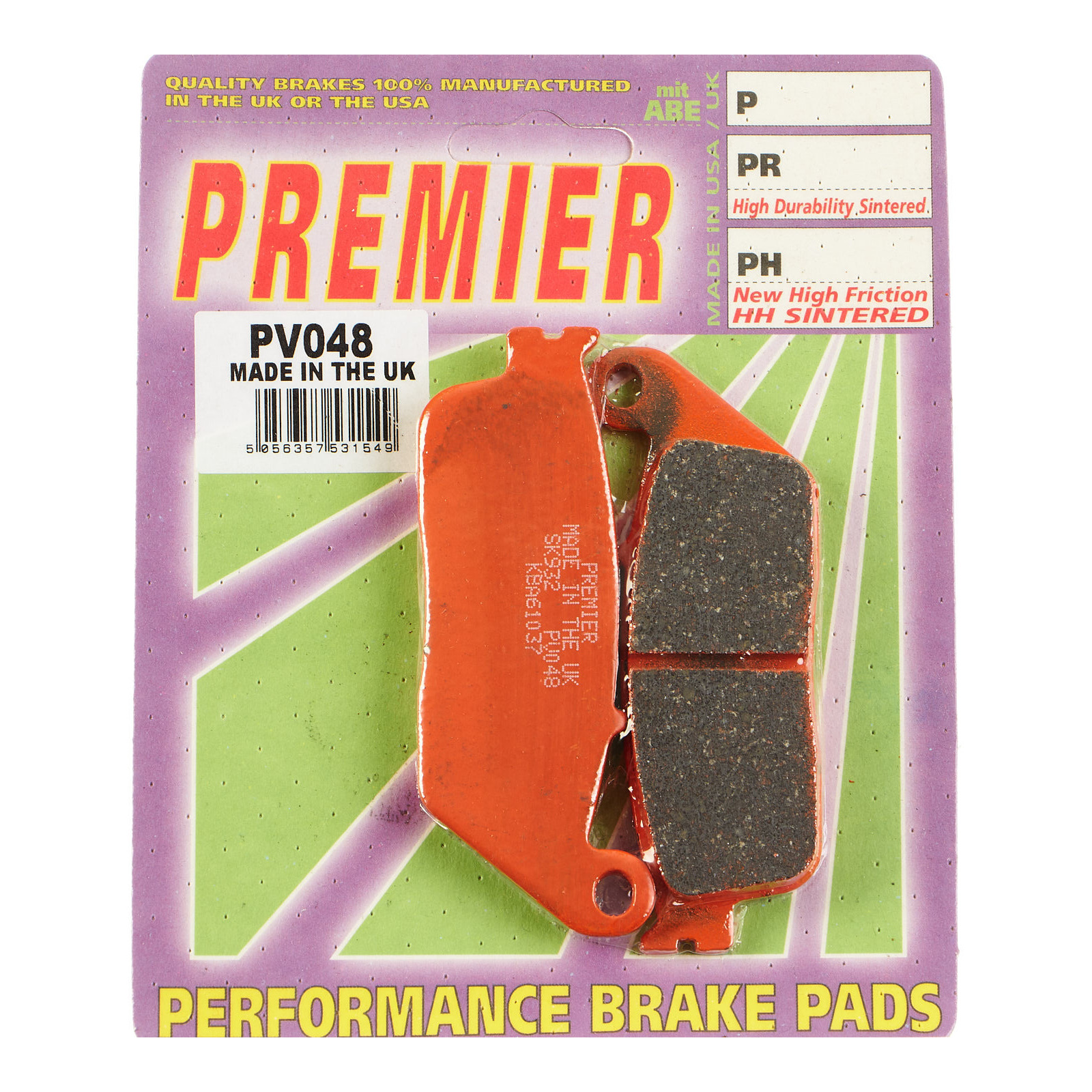 Premier Brake Pads - PV Semi Sintered — Bike Torque