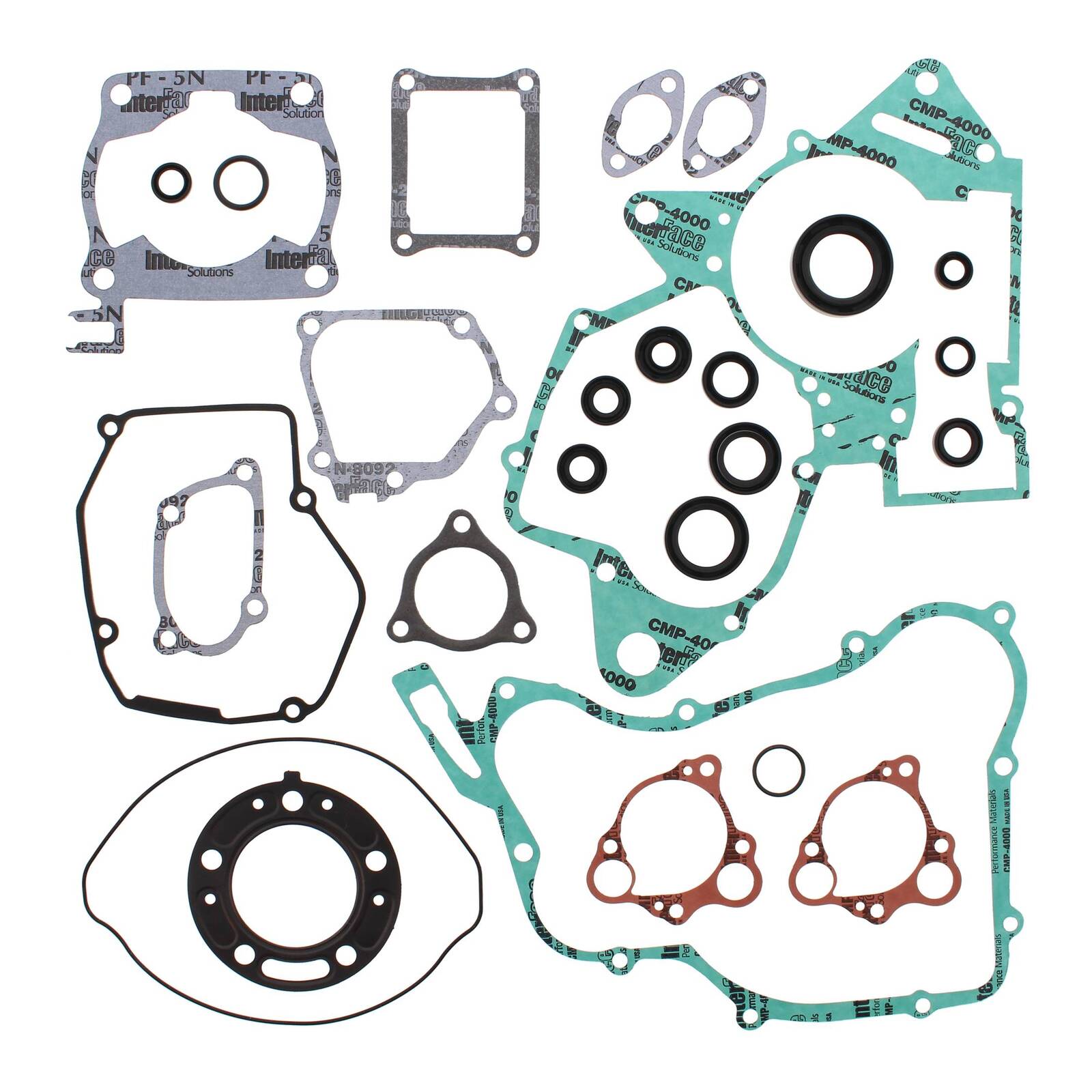 VERTEX COMPLETE GASKET SET W/ OIL SEALS HONDA — Bike Torque