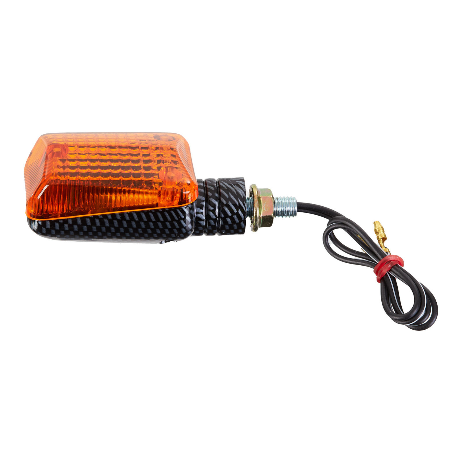 Whites Flasher Universal Rubber Short Mount Carbon (Pair) – Highside Shop