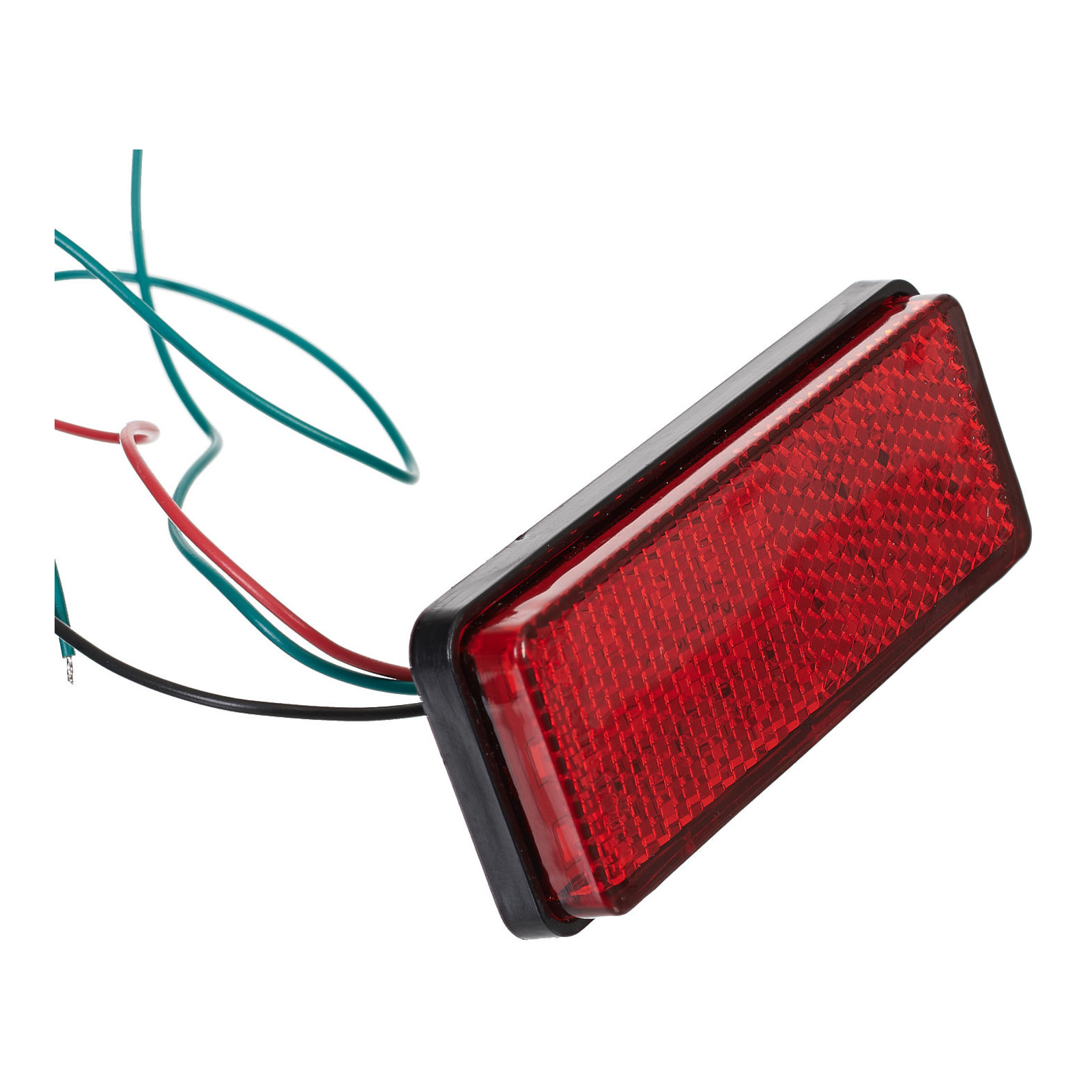 WHITES BLOCK LED TAIL LIGHT - COMPACT RECTANGULAR - 35MM X 9 — Bike Torque