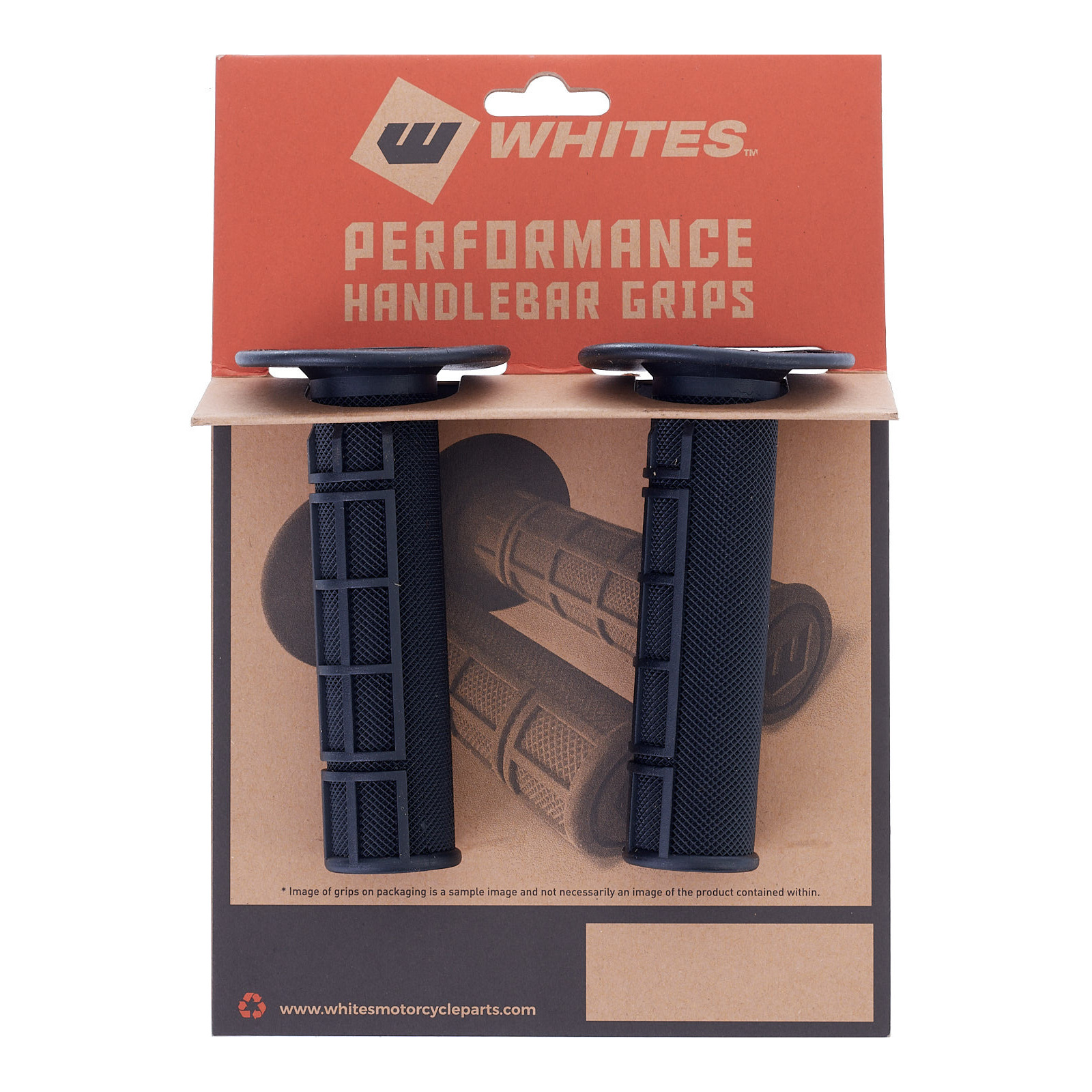 Whites MX Half Waffle Grip - Black — Bike Torque