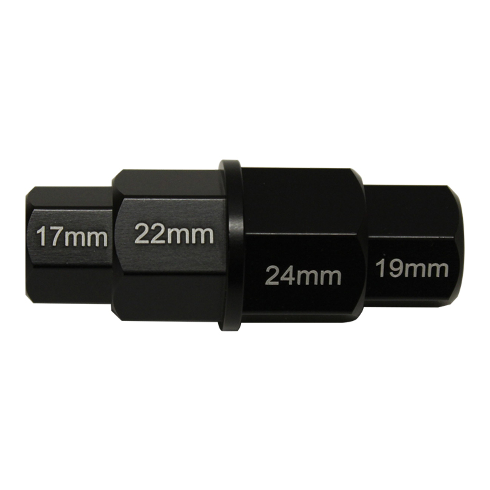 WHITES 4 IN 1 HEX AXLE TOOL ALU BLACK -17/19/22/24mm — Bike Torque