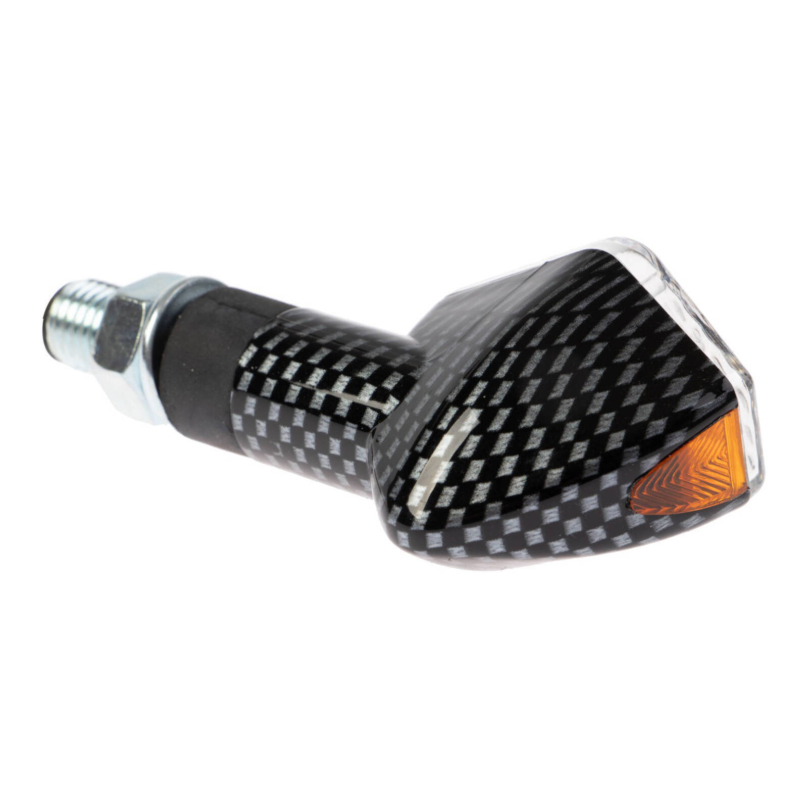 Whites LED Diamond Flasher Carbon — Bike Torque